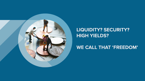 Liquidity? Security? High Yields? We Call That "Freedom"